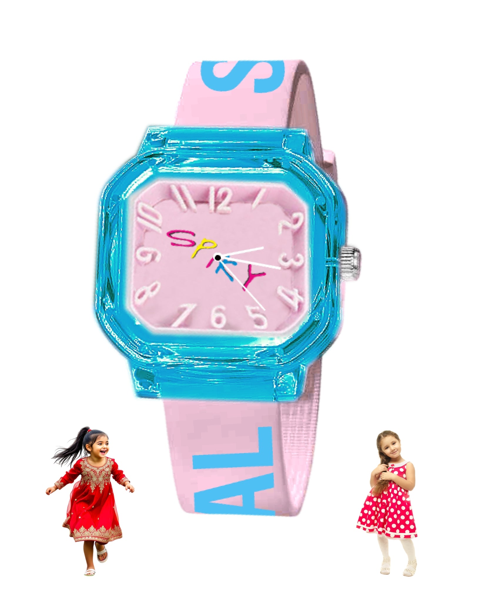 Spiky EVA40 Square Analog Watch for Kids – Spikyonline