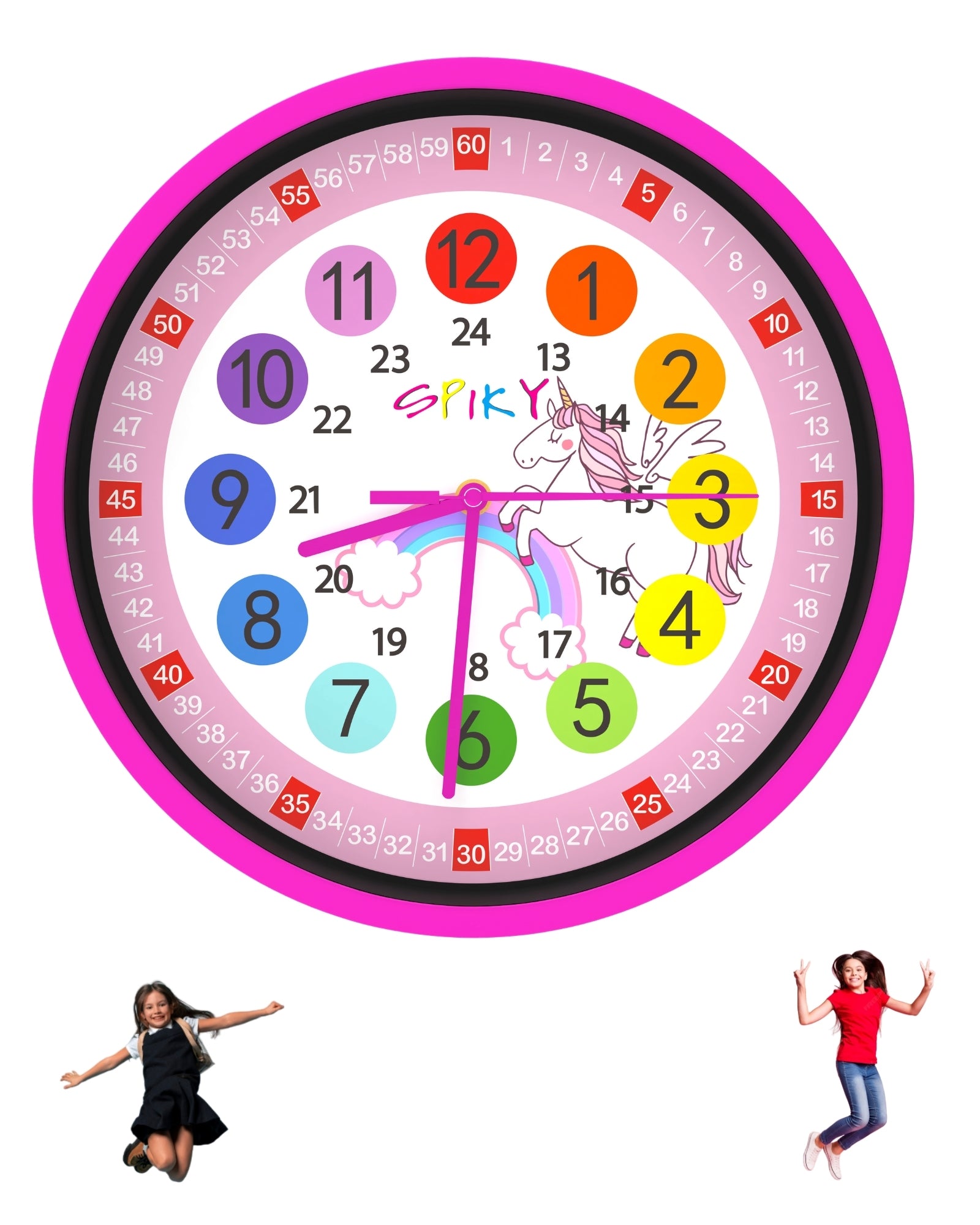 Spiky Wall Clock for Kids Boys and Girls – Spikyonline