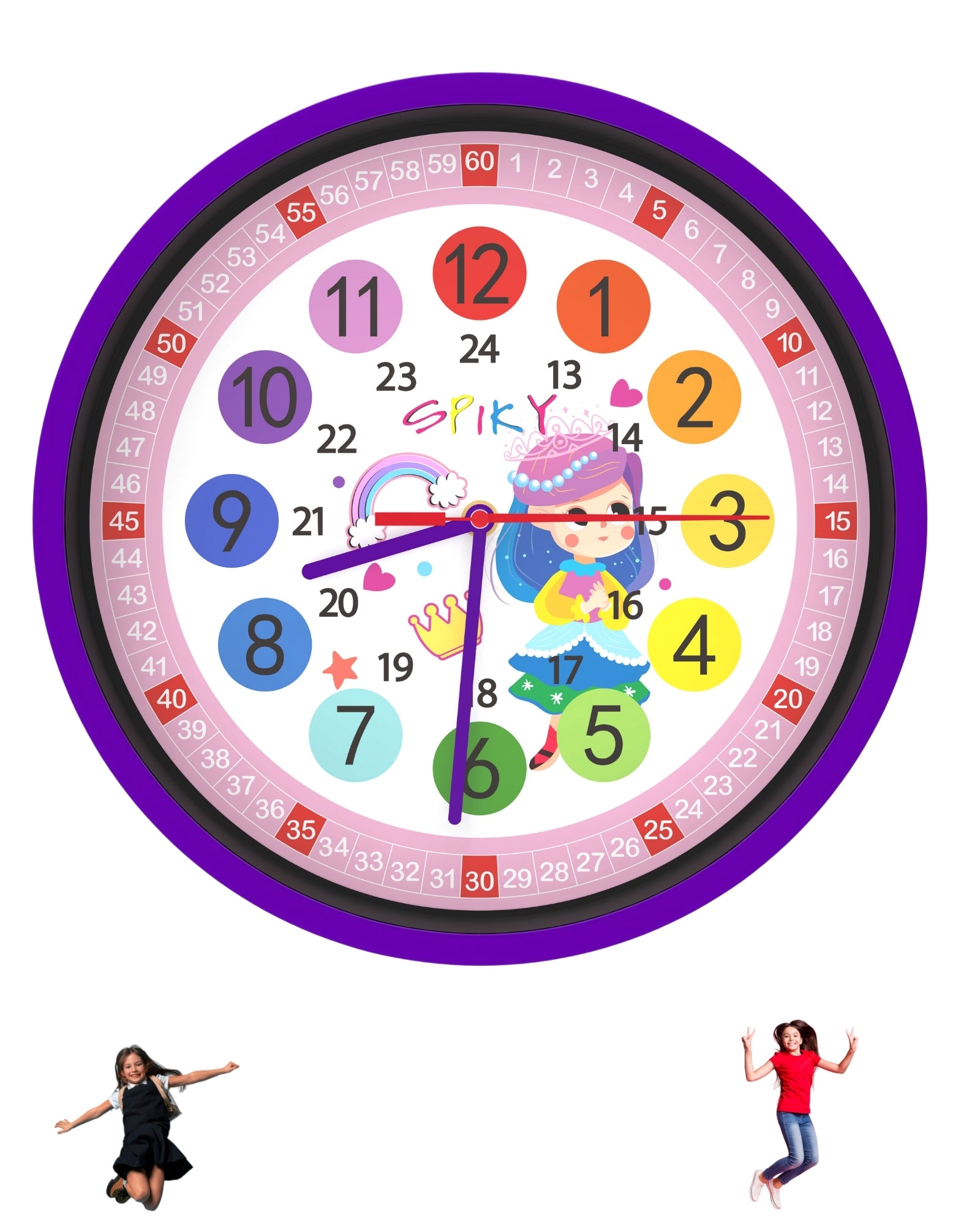 Spiky Wall Clock for Kids Boys and Girls – Spikyonline