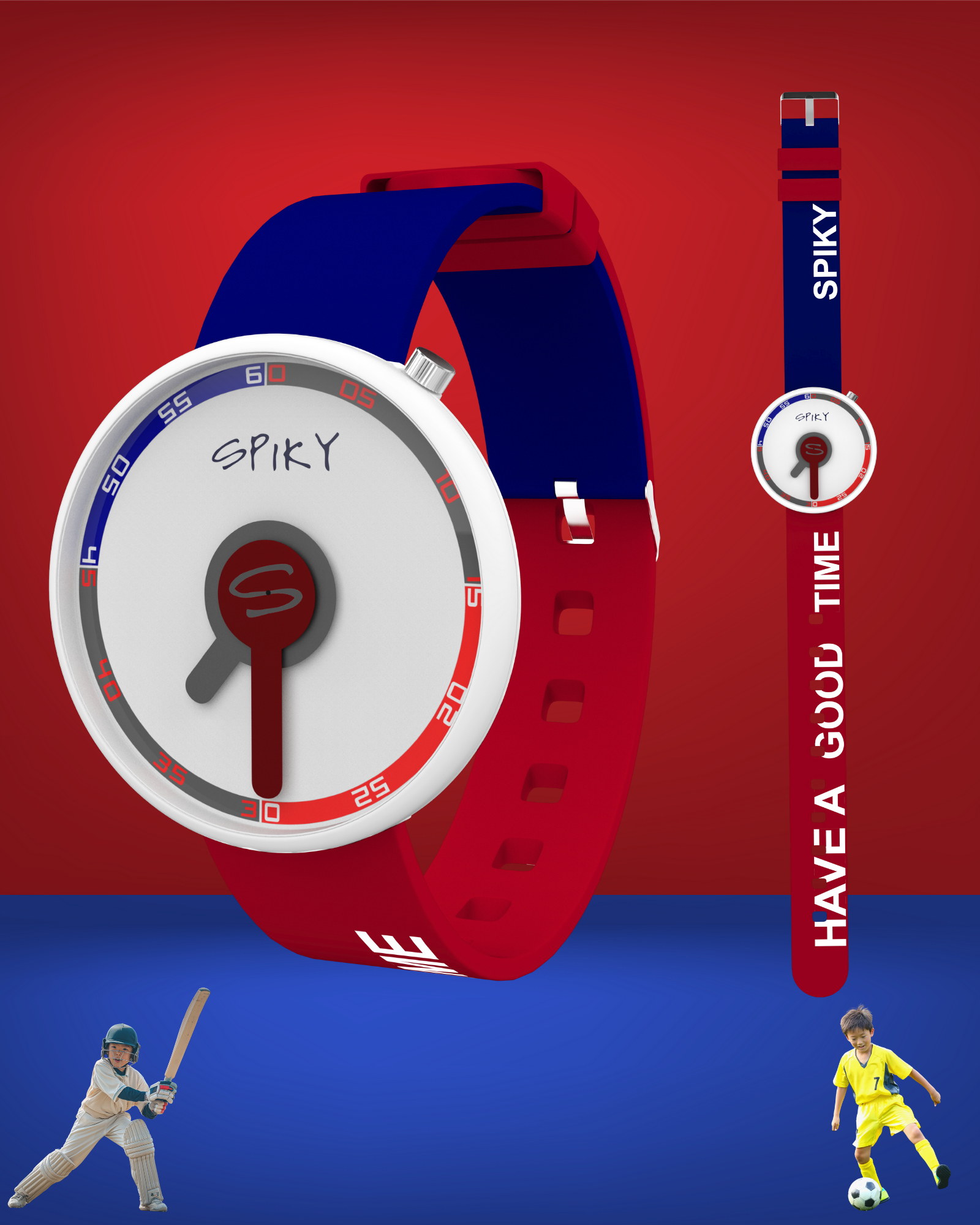 Spiky Stylish Analog Watch for Kids Boys and Girls EVA33 – Spikyonline