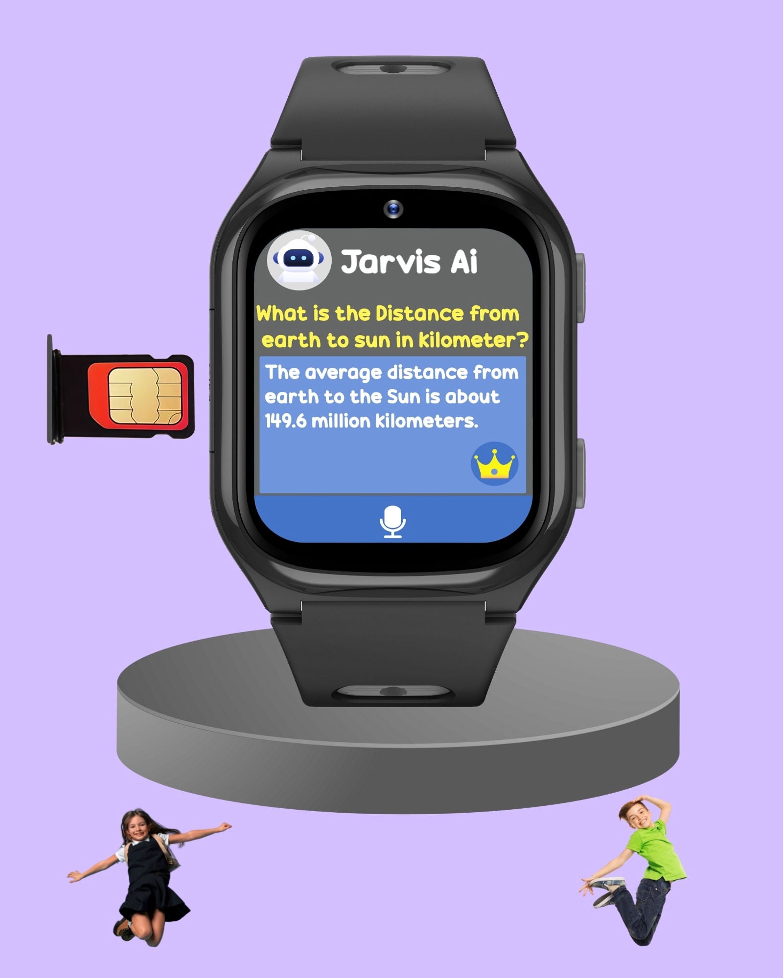 Spiky Chimera Android Smartwatch with Built in Jarvis AI | Smartwatch ...