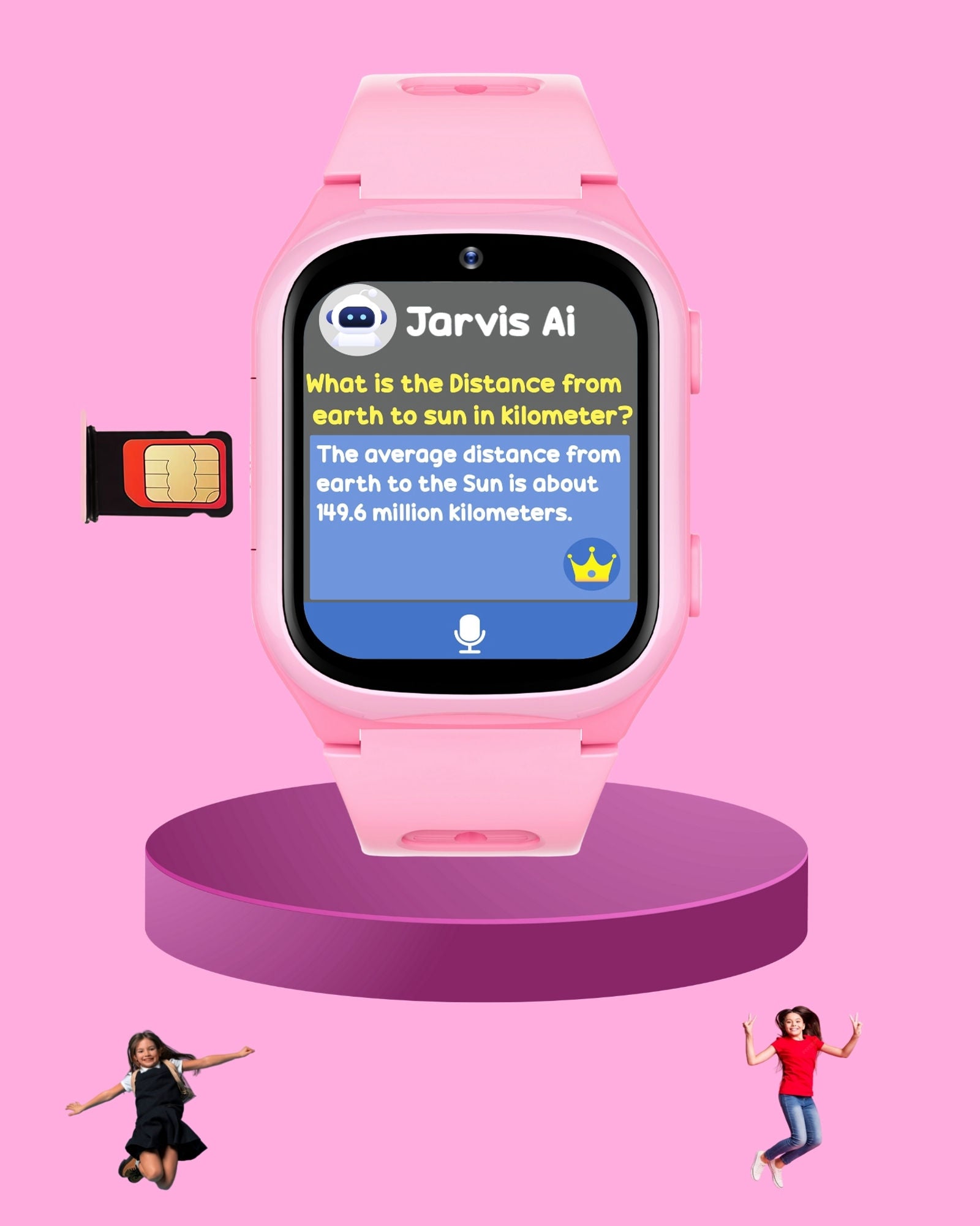 Spiky Chimera Android Smartwatch with Built in Jarvis AI | Smartwatch ...