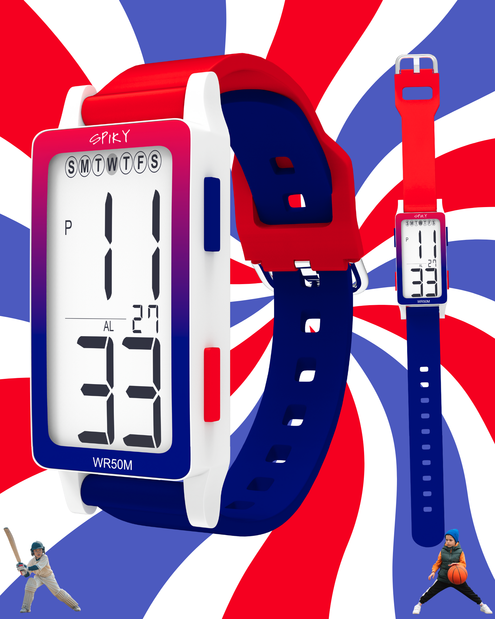 Spiky Multi-functional Digital Sports Watch for Kids EVA44 – Spikyonline