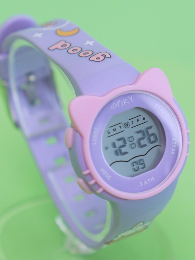 Spiky Eva17 Round Cat Shaped Digital Watch – Spikyonline